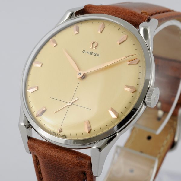 WONDERFUL OMEGA 2603 RARE SPIDER LUGS MANUAL WIND JUMBO SIZE SWISS ...