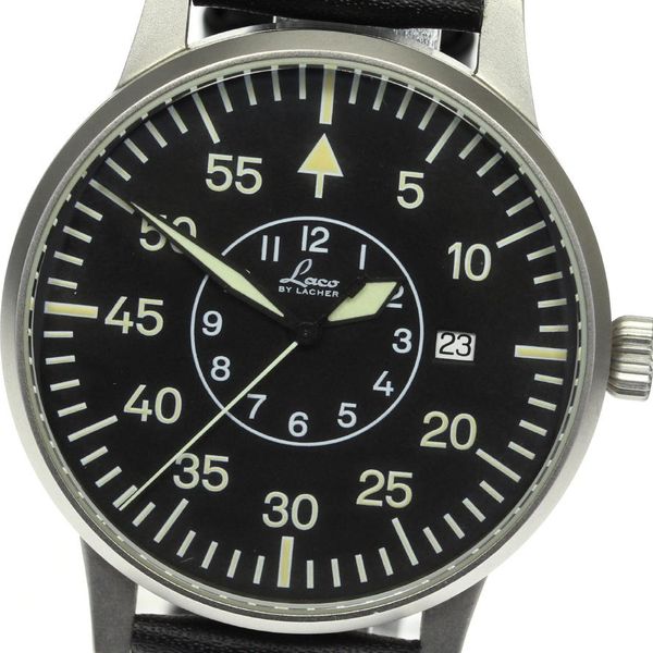 Good product [Laco] Laco Pilot Watch Date Quartz Men [Used] | WatchCharts