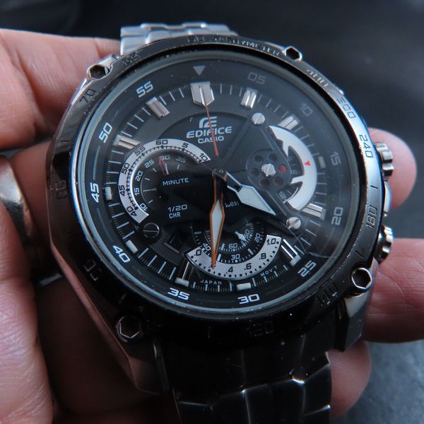 EF-550 Casio Edifice Chronograph Quartz Men Watch | WatchCharts Marketplace