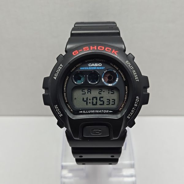Mens Casio G-Shock 3230 DW-6900 Black Digital Alarm Chrono Watch New ...
