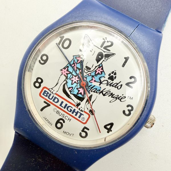 [WTS] Vintage 1990s Budweiser Spuds Mackenzie Quartz Watch $30 SHIPPED ...