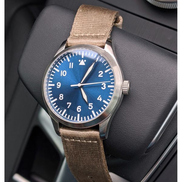 FS: Tisell blue dial pilot watch, Miyota 9015, sapphire ...