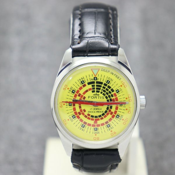 Fortis Swiss Hand Winding Movement Cal. FHF ST96 Men's Watch ...