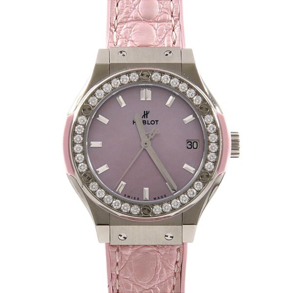 Hublot Classic Fusion Pearl Pink Diamond JAPAN LTD Quartz [Used ...