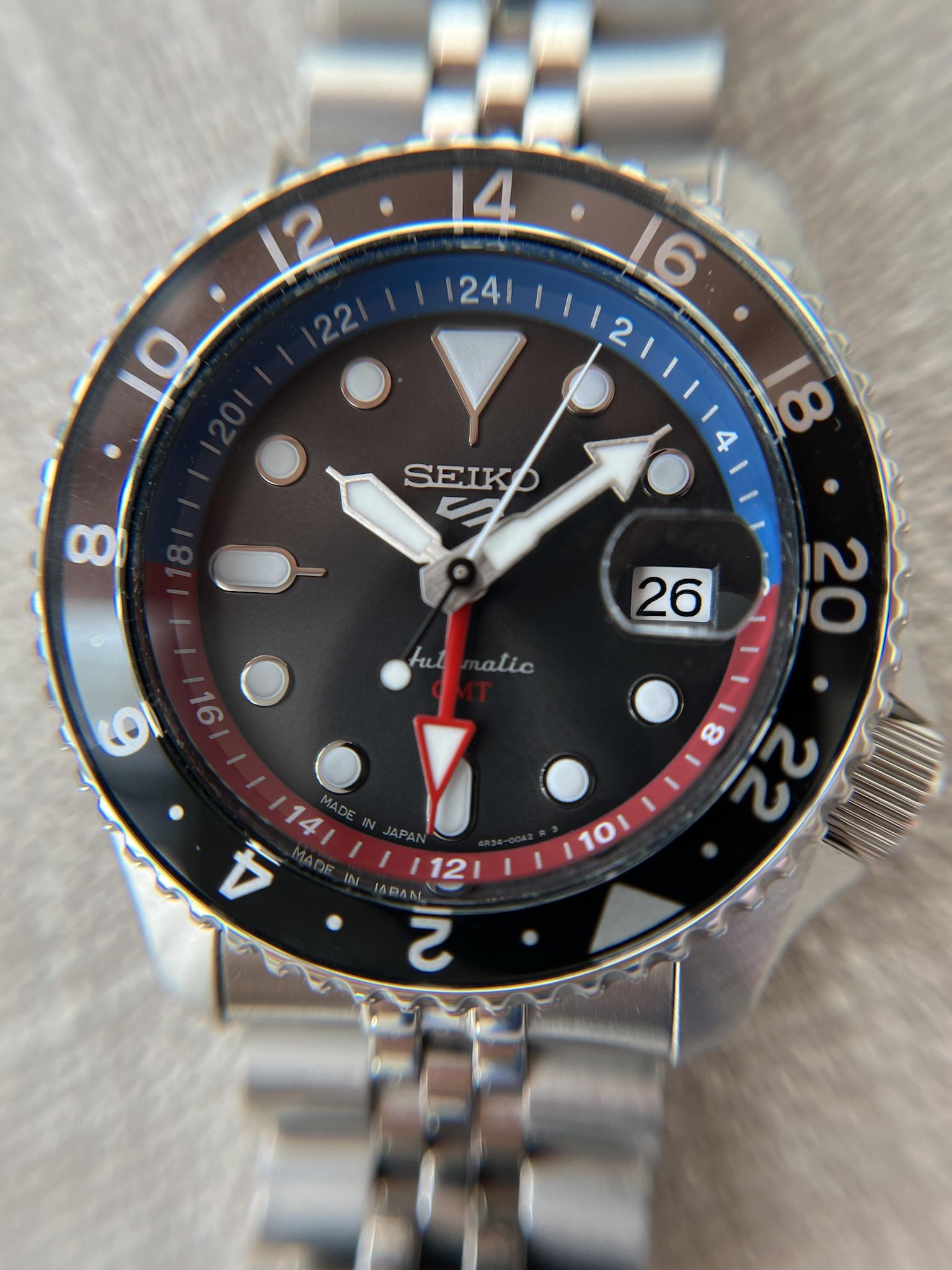 [WTS] Seiko 5 SSK019 "Pepsi" GMT full kit - $299 | WatchCharts Marketplace