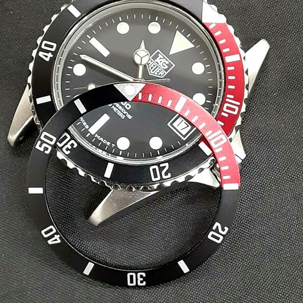 Replacement Coke Bezel Insert for Tag Heuer/Pre-Heuer 980.013L Watch ...