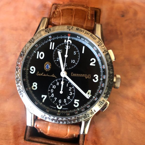 FS: Eberhard and Co. Gold Car Chronograph | WatchCharts Marketplace