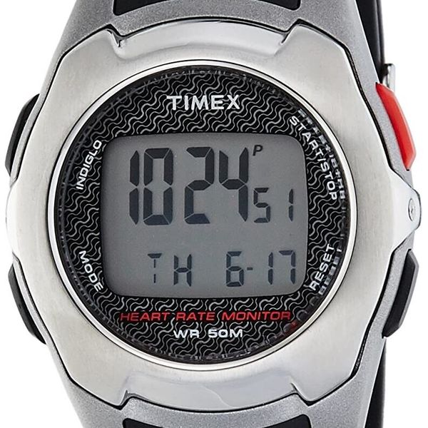 Timex Health Touch Heart Rate Monitor Digital Grey Dial Men's Watch ...
