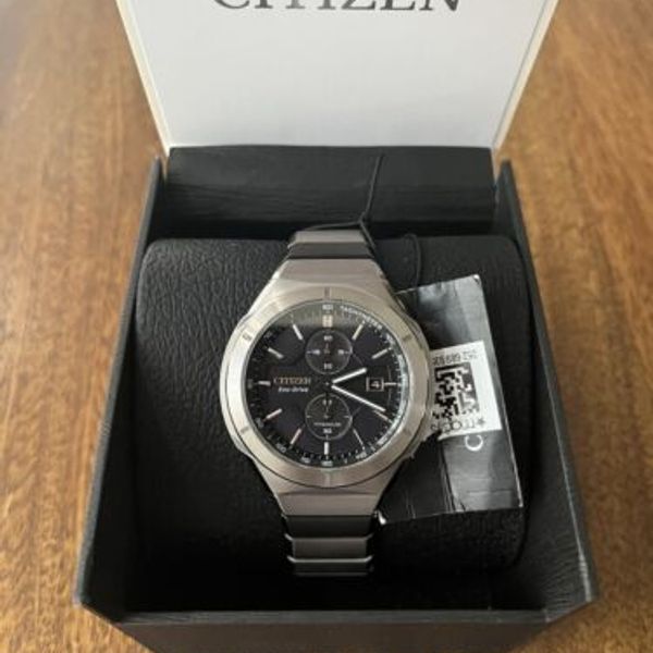 Citizen Eco-Drive Super Titanium Armor Men's Chronograph Watch 44mm ...