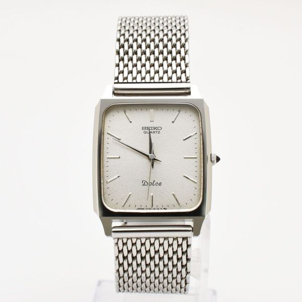 [Near Mint ] Vintage SEIKO Dolce 7731-5110 Silver Quartz Men's Watch From JAPAN | WatchCharts ...