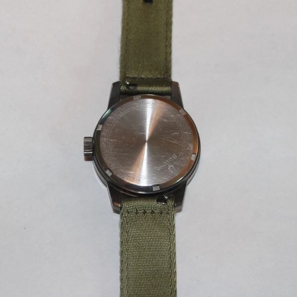 Bulova 98A255 Hack WWII Style Military Automatic Men's watch 38MM ...