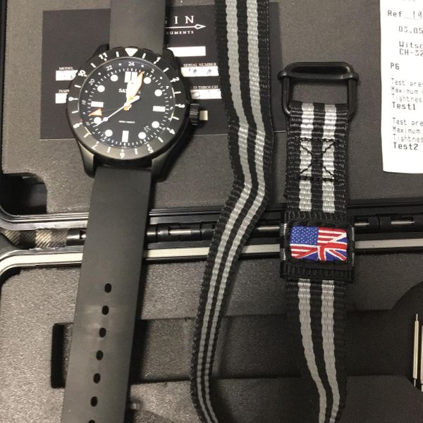 [WTS] (Sangin Instruments) (Professional/ DLC / Black /GMT) Watch for ...
