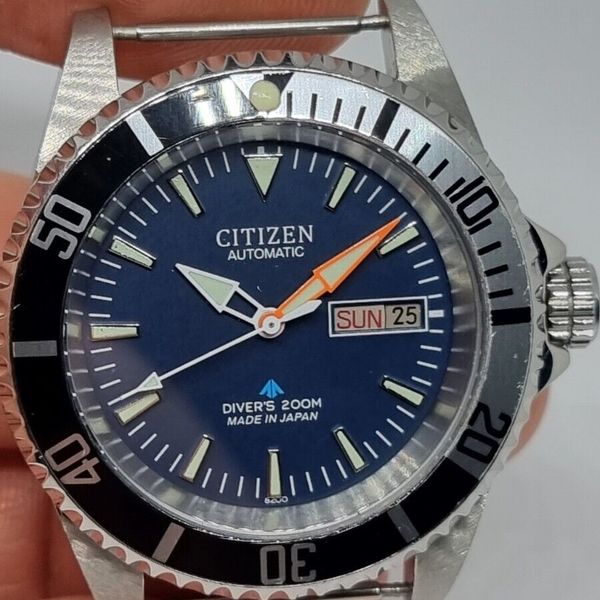 Citizen Promaster 8200 824393, 200m Diver Vintage JDM Nato Strap ...