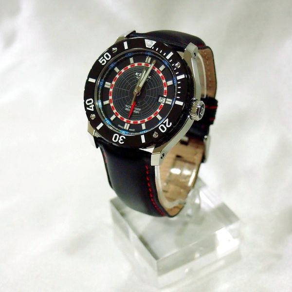 FS: EDOX CLASS 1 GMT WORLDTIMER Ceramic Bezel with all original ...