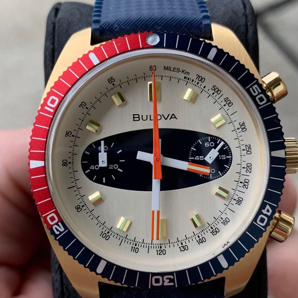 [WTS] Bulova gold Surfboard Chrono 98A256 | WatchCharts Marketplace