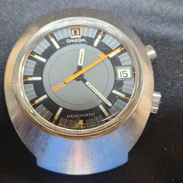 Omega Seamaster Memomatic Alarm Gray Automatic Watch WATCH #15 ...