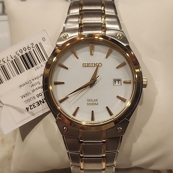 Seiko Watch Solar 100m | WatchCharts Marketplace