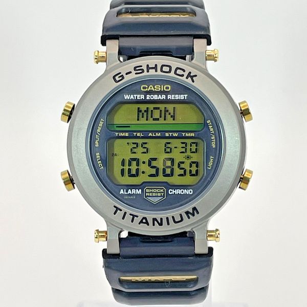 CASIO G-SHOCK MR-G MRG-1G-1 Titanium Gold LCD Japan Vintage Watch ...