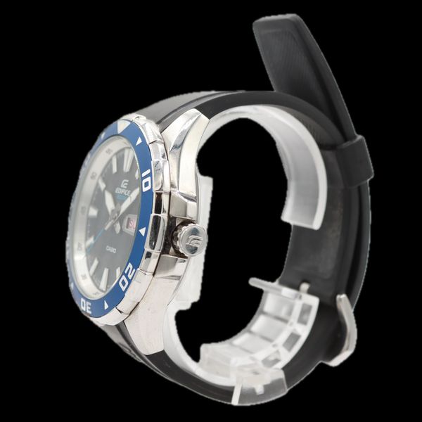 Casio EFM100 Blue Edifice Daydate Diver Men's Quartz Wristwatch ...