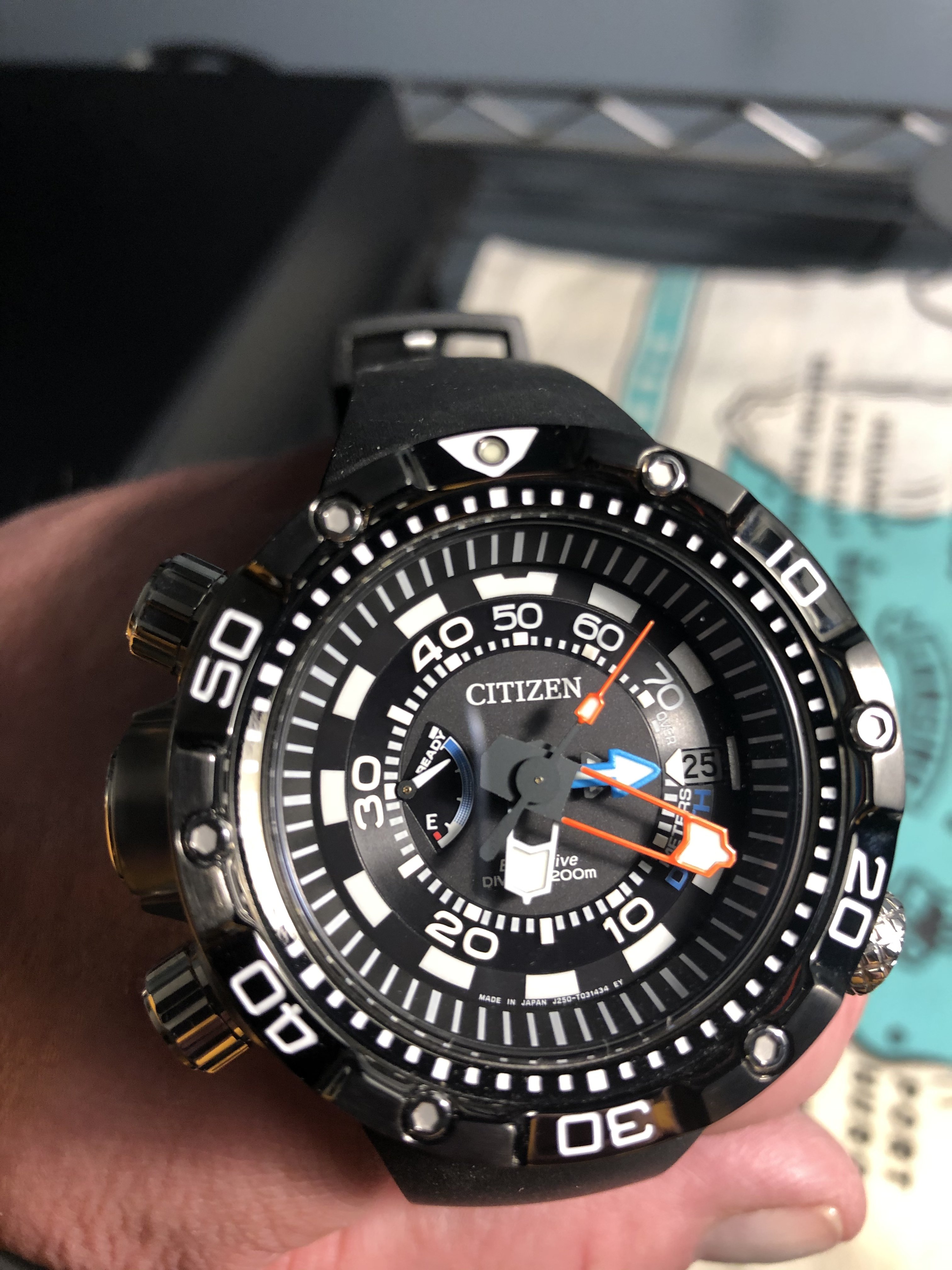 Citizen Promaster Aqualand Depthmaster Eco-Drive Diver Mint! | WatchCharts