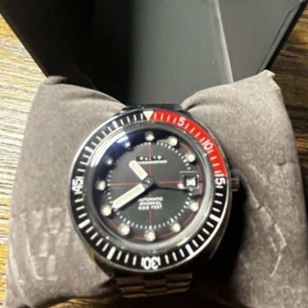 BULOVA 98B320 Oceanographer "Devil Diver" Automatic Black Dial Mint ...