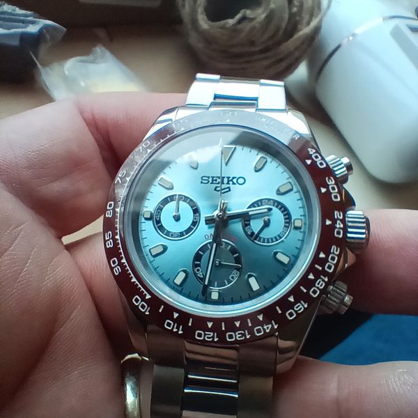 Seiko Mod Chronograph Brand New 40mm MecaQuartz | WatchCharts Marketplace