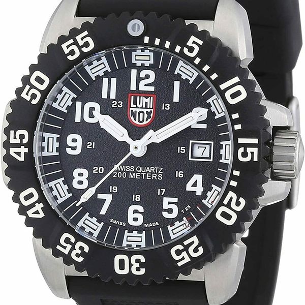 Luminox 3151 Colormark Navy Seal Swiss Made Quartz Stainless Steel ...