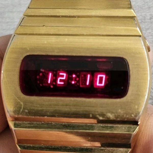 Vintage 1974 Rotary Red LED Digital Watch | WatchCharts Marketplace