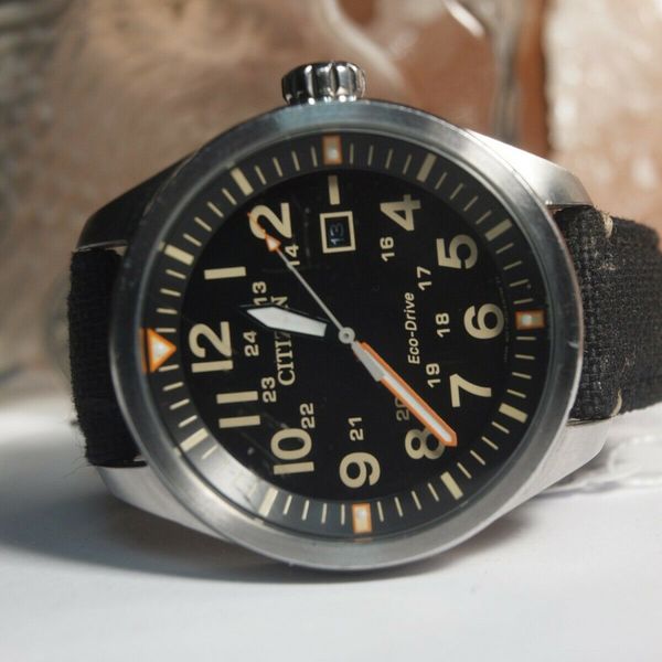 CITIZEN ECO-DRIVE (J810-S109752) MENS WATCH NYLON BAND STAINLESS - AU ...