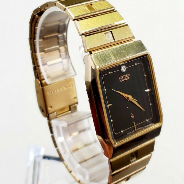 RARE,UNIQUE Men's Vintage 1986's Gold Plated Watch CITIZEN 4031-491033 ...