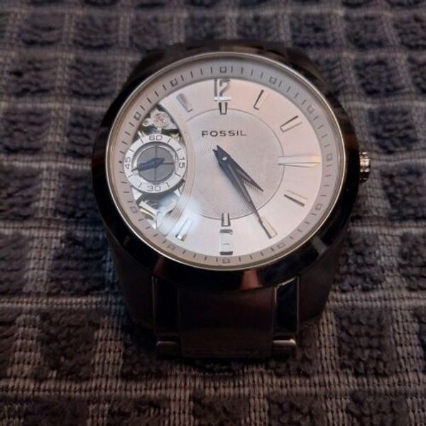 MENS FOSSIL TWIST WATCH 1000 110811 QUARTZ & AUTOMATIC NEEDS Battery ...