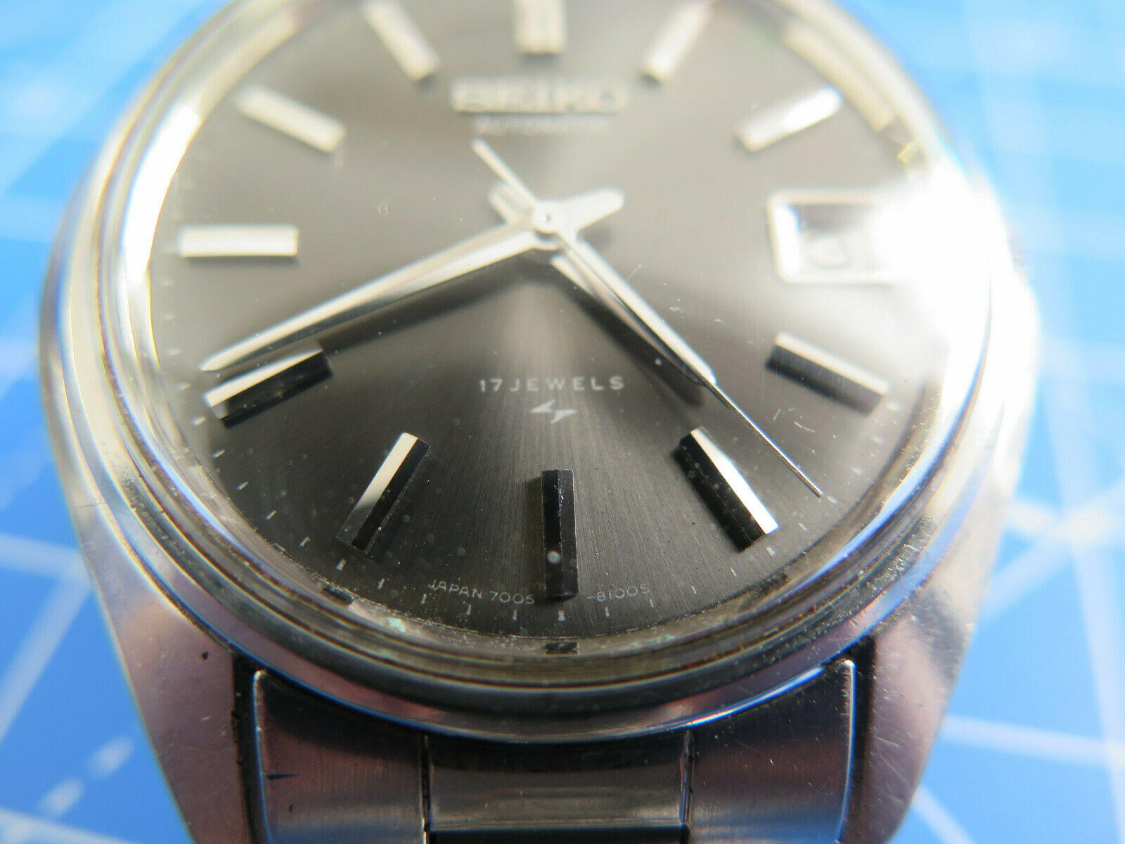 Vintage Seiko 7005 8020 Automatic Bracelet Watch | WatchCharts