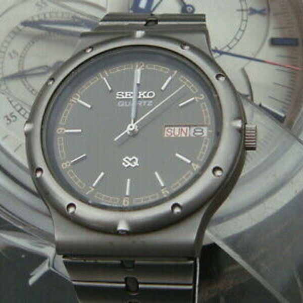 Seiko December 1984 6923 6020 SQ vintage watch day date quartz full 8 ...