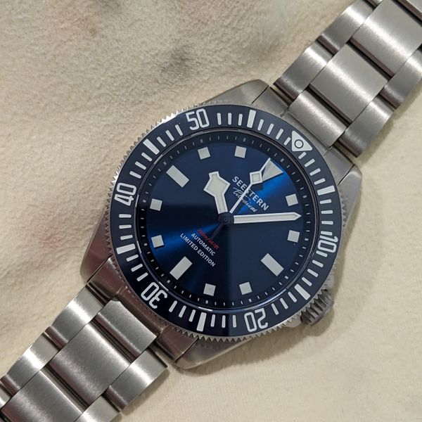 [WTS] Blue Seestern Titanium Pelagos homage Diver NH38 V2 | WatchCharts ...
