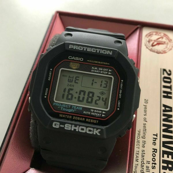CASIO G-Shock DW-5000SP-1JR JAPAN Black 20th Anniversary Special Model ...