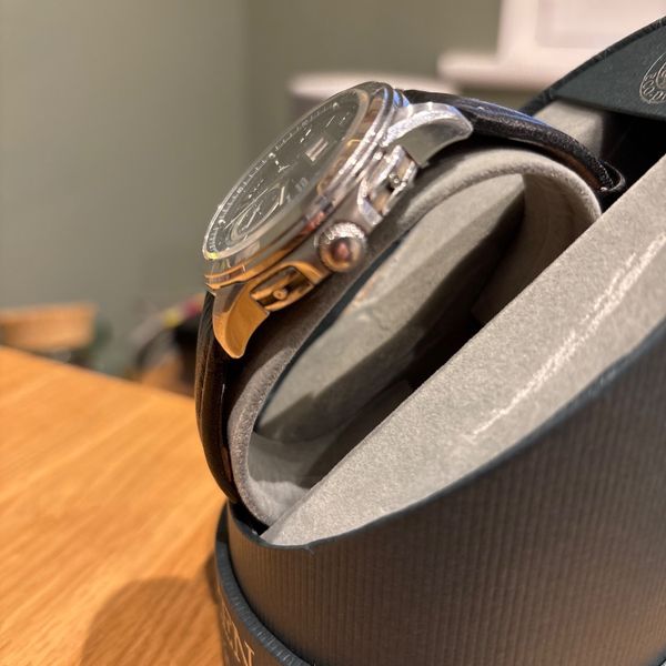 Citizen Menâ s Calibre 3100 Eco-Drive Black Dial and Leather Strap ...