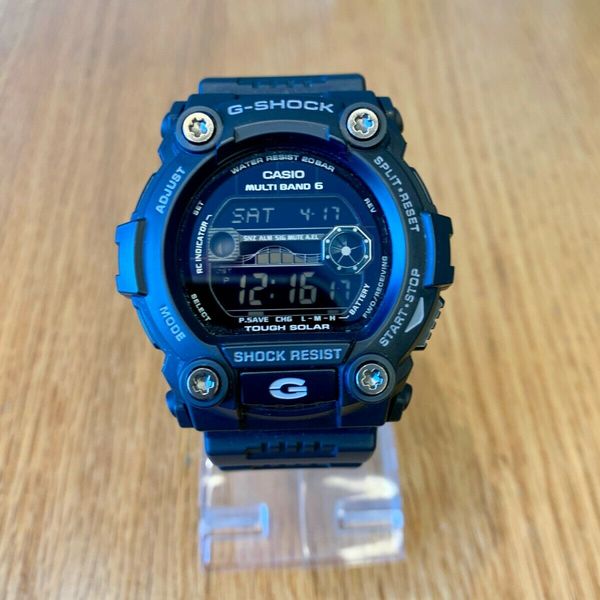 Casio GW-7900B-1ER G-shock MULTIBAND 6 TOUGH SOLAR BLACK MOOD TIDE ...