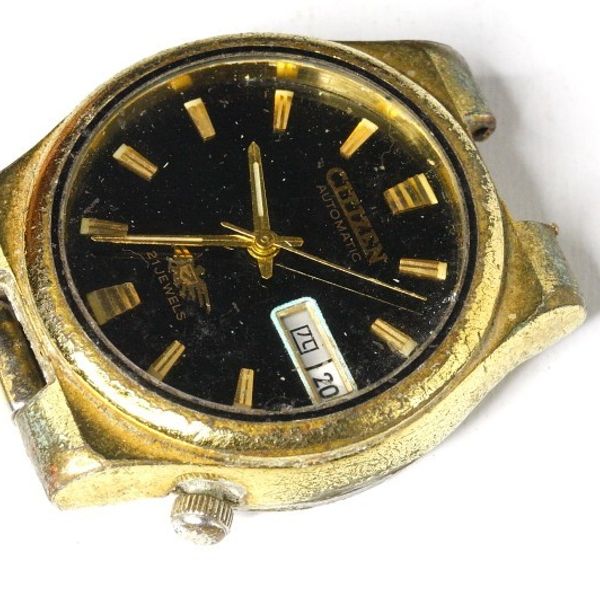 Citizen 8200A transparent automatic watch for repairs, for parts -22590 ...