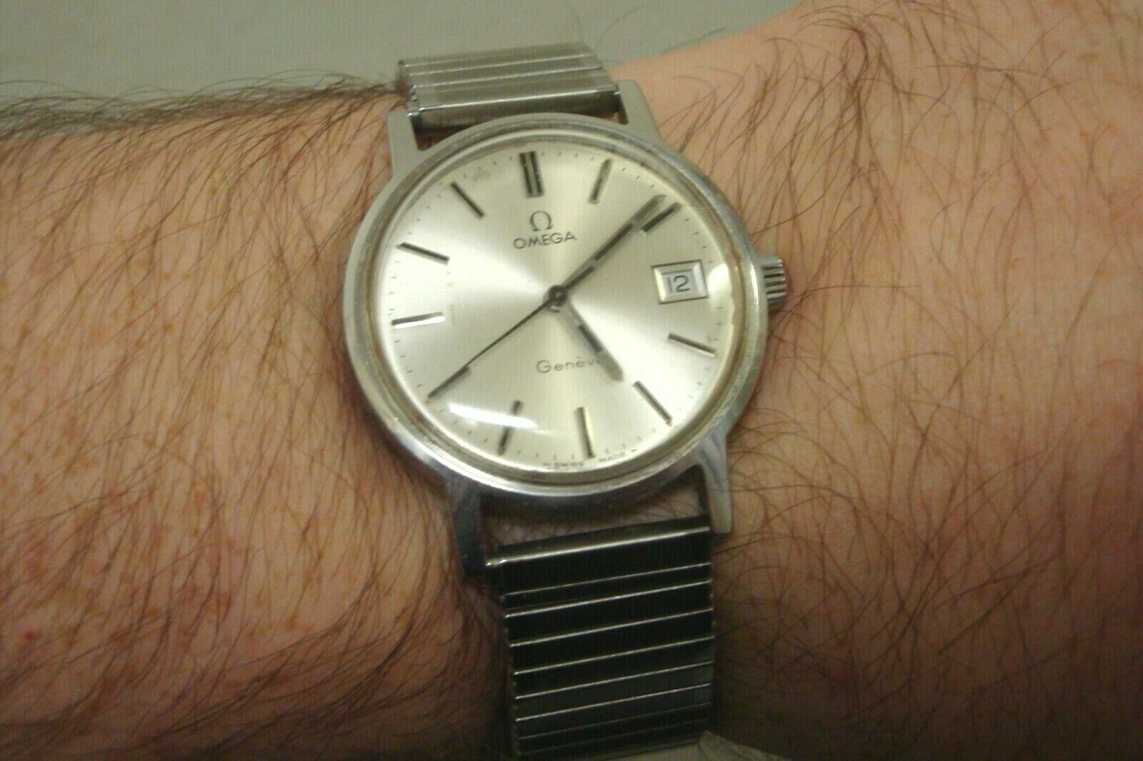 Gents vintage Omega Geneve. 613 calibre. Circa 1972. Stainless steel ...