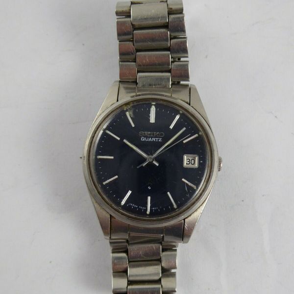 SMART VINTAGE SEIKO QUARTS MENS WRISTWATCH 7545 8010 WITH BRACELET ...