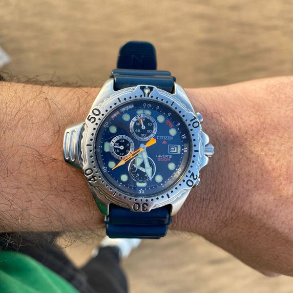 Vintage Citizen Promaster Aqualand Diver 3740-E70006 (AY5000-56Y) Men ...