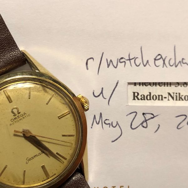 [WTS] 1956 Omega Seamaster with freckled patina, Cal 471 movement, Gold ...