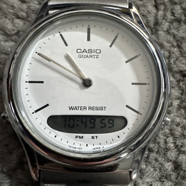 Rare Collectible Vintage Casio AQ-226 Digital & Analogue Watch ...