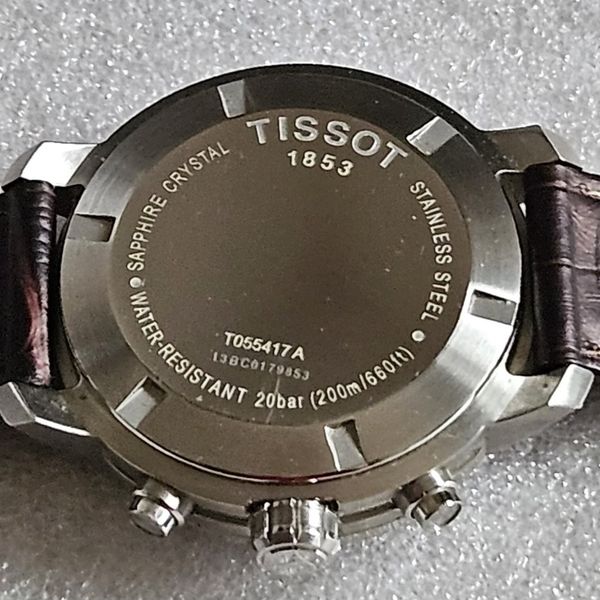Tissot 1853 PRC200 Chronograph Men's Watch T055417A | WatchCharts Marketplace