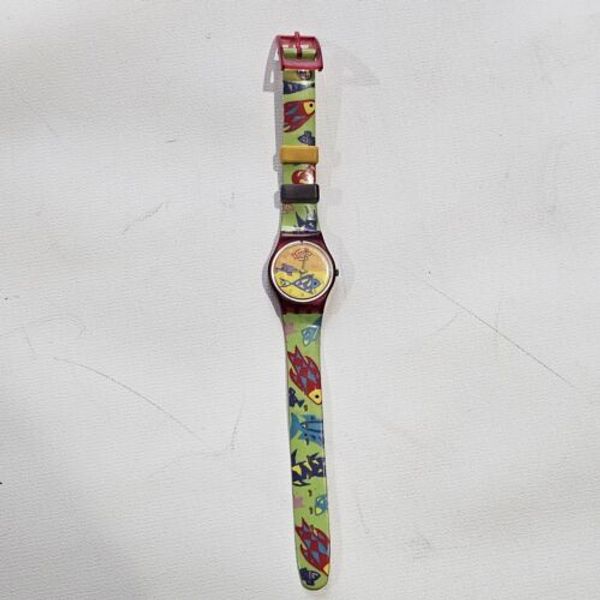 Swatch 5755 Watch Women's 1993 Swatch Ladies original 22mm Fish Needs Battery | WatchCharts ...