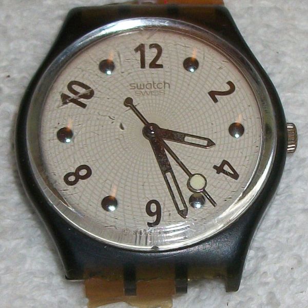 Swatch GN146 "Grauer" watch - running Needs Band Head Only | WatchCharts Marketplace