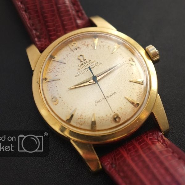 18k Omega Seamaster Chronometre c.352 2577/2520 1950 | WatchCharts