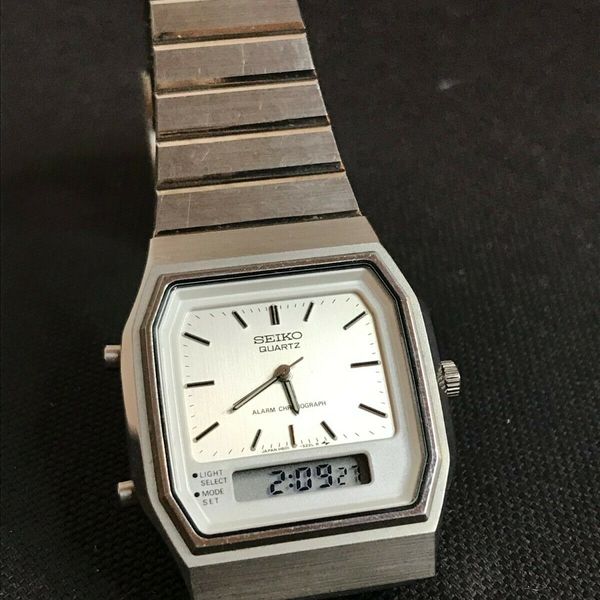 Vintage Seiko Ana-Digi H601-5219 Watch - Alarm Chronograph Quartz ...