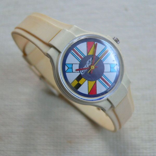 Ladies watch Coco cola 8 Flags Manufactured by Swatch parent company ...