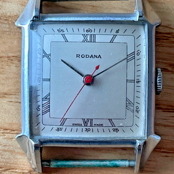 Rodana Wristwatches Cioccolatone Fany Lugs 1940s | WatchCharts Marketplace
